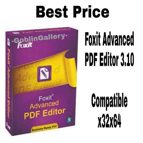Jual Foxit Advanced Pdf Editor Full Version Shopee Indonesia