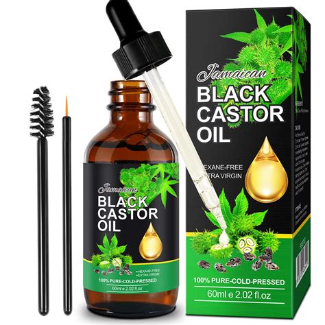 Jamaican Black Castor Oil Castor Oil Organic Cold Pressed Unrefined