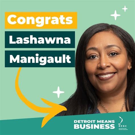 Lashawna Manigault Director Of The Detroit Economic Growth Corporation