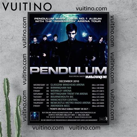 Pendulum Immersion No Frame Vertical Poster