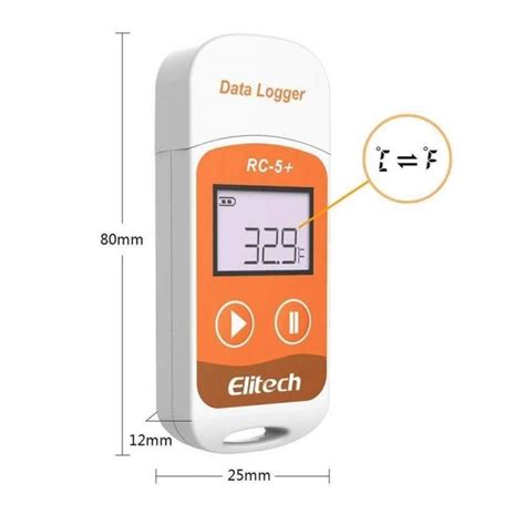 usb temperature data logger elitech rc 5 temperature data logger