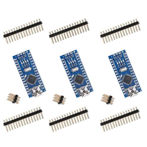 【vision Shop】new 3 Pcs Arduino Pro Mini Nano V30 Atmega328p 5v 16m
