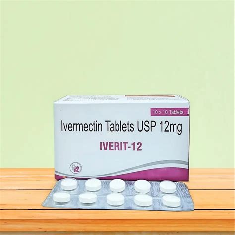 Ivermectin 12mg Tablets For Human Use 10x10 Tablet Pack At ₹ 290