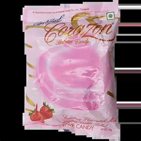 Hartbeat Corazon Strawberry Flavoured Pack Of 20 Pcs Candyfy Shop