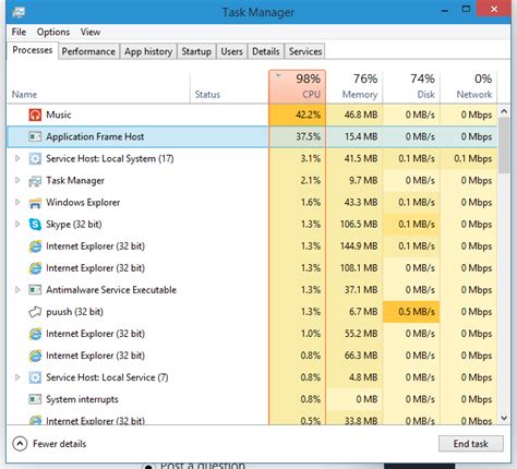 Too Much Cpu Is Being Used When Opening And Interacting With Windows Microsoft Community