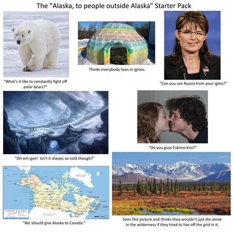 The Alaska To People Outside Alaska Starter Pack R Starterpacks