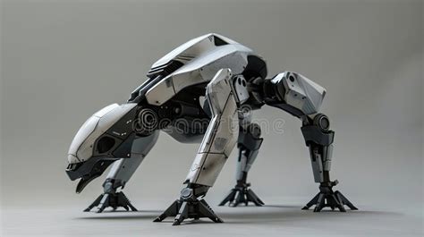 Majestic Robot Balancing On Its Limbs Stock Image Image Of Balance Artificial 320307135