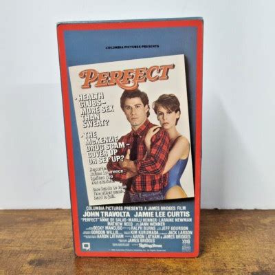 Perfect 1985 Vhs Video John Travolta Jamie Lee Curtis Marilu