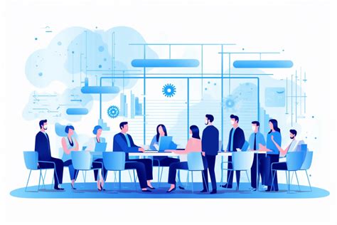 团队协作场景插画图片 团队协作场景插画素材 团队协作场景插画模板 设图网