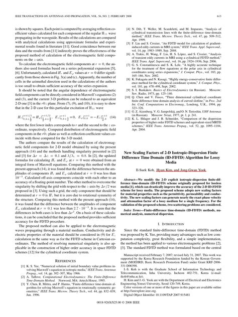 pdf new scaling factors of 2 d isotropic dispersion finite difference