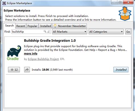 Gradle Eclipse插件安装eclipse Gradle Sts Csdn博客