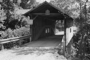 The Queenpost Truss Covered Bridge