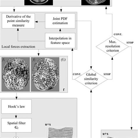The Scheme Of The Deformable Registration Algorithm The Displacement