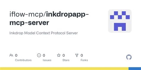 Github Iflow Mcpinkdropapp Mcp Server Inkdrop Model Context