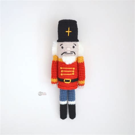 Crochet Pattern Nutcracker Amigurumi Stuffed Doll Easy