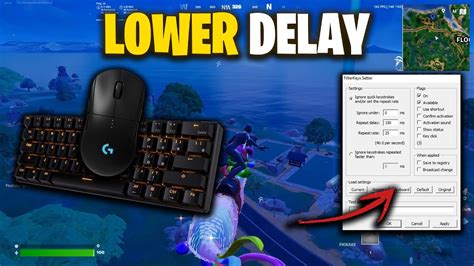 How To Get Zero Input Delay In Fortnite With Filterkeys Youtube