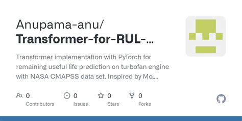 github anupama anu transformer for rul prediction transformer