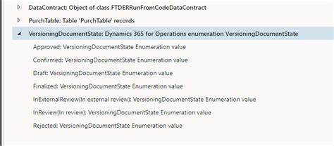 D365fo Base Enums In Er Electronic Reporting Model Mapping