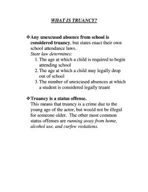 Fillable Online Any Unexcused Absence From Babe Is Fax Email Print PdfFiller