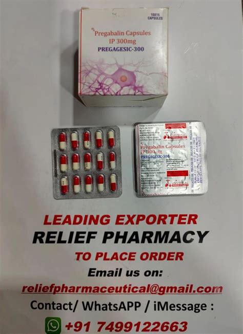 300mg Pregabalin Capsules At ₹ 400 Stripe In Nagpur Id 2852526727973
