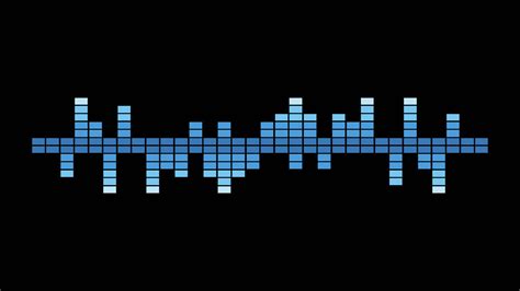 Audio Waveform Visualization Free Stock Video Footage