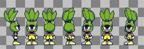 Surge The Tenrec Sprite Reference Sheet By Chum Boi On Deviantart