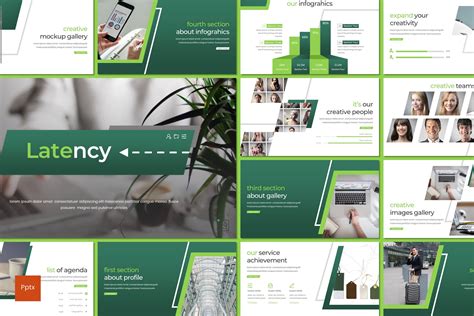 Latency Powerpoint Template Presentation Templates ~ Creative Market