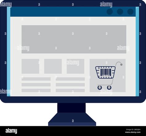 Qr Code Inside Computer Vector Design Stock Vector Image Art Alamy