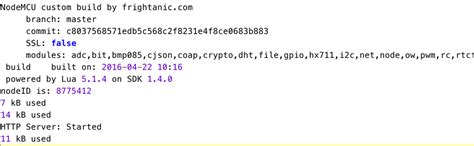 Esp8266 Ota Lua With Web Ui Management Nodemcu Firmware 6 Steps Instructables