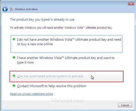 Activate Vista By Phone Vista Forums