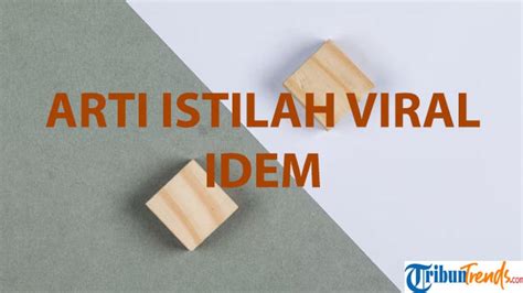 Apa Arti Idem, Istilah Viral di TikTok? Kata dari Bahasa Latin Ini Kerap Dipakai Warganet di ...