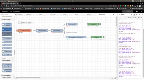 using node red to detect machine operation malfunctions and signal