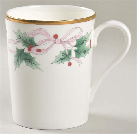 Ribbon Holly Mug By Mikasa Replacements Ltd