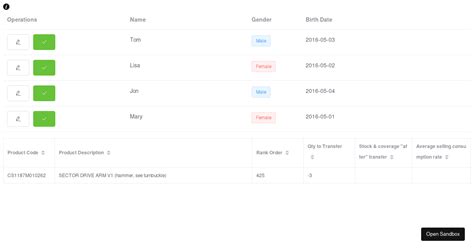 Editable Table Component Forked Codesandbox