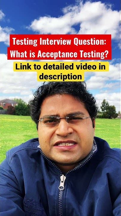 what is acceptance testing software testing interview questions and