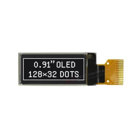 091 Inch White Passive Matrix Oled Display I2c Interface 12832 Lcd
