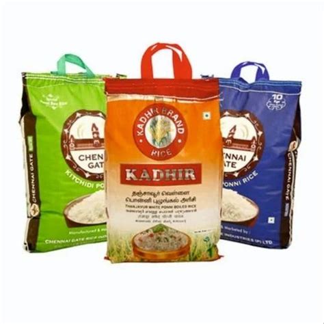 Polypropylene Colored Woven Bag For Packaging Storage Capacity 5 To