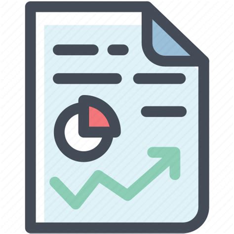 analytics data document report sales scroll statistics icon