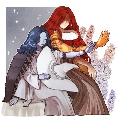 Ranni The Witch And Malenia Blade Of Miquella Elden Ring Drawn By
