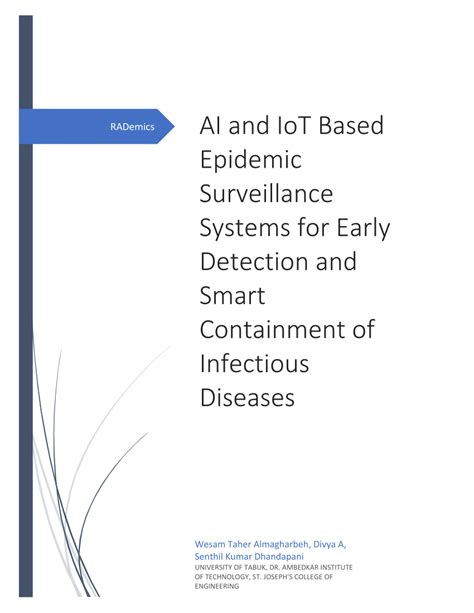Pdf Ai And Iot Based Epidemic Surveillance Systems For Early Detection And Smart Containment