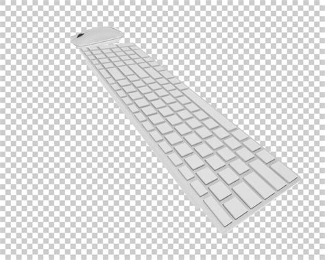 Premium PSD Keyboard And Mouse Isolated On Transparent Background D Rendering Illustration