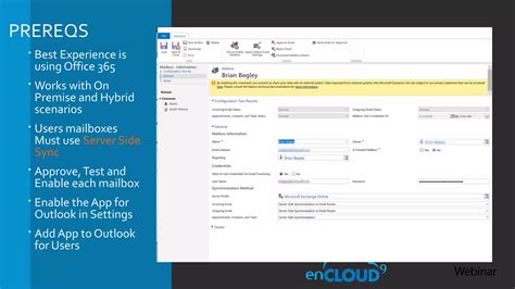 Dynamics 365 Outlook App Presentation By Encloud9 Ppt