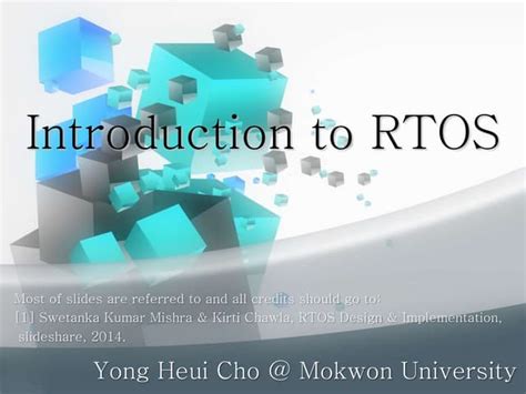 introduction to rtos pptx operating systems computer software and applications