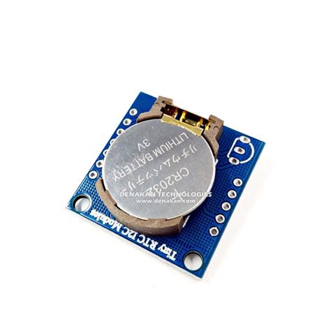 DS1307 RTC Module Battery Denakan Technologies