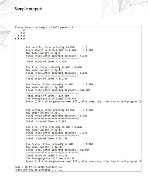 Solved Problem Write A C Program That Calculates Price With