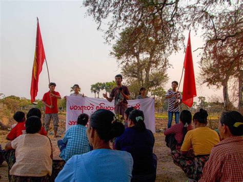 လက်ပံတောင်းတောင်ဒေသတွင် စစ်အာဏာရှင်ဆန့်ကျင်ရေး လူထုသပိတ်ချီတက် Khit