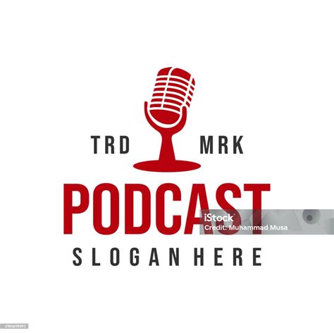 마이크 팟캐스트 심플한 디자인 벡터 템플릿 일러스트 레이 션 0명에 대한 스톡 벡터 아트 및 기타 이미지 0명 개념 기포 Istock