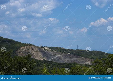 Mining Mine Open Pit For The Extraction Of Minerals Selective Focus Stock Image Image Of