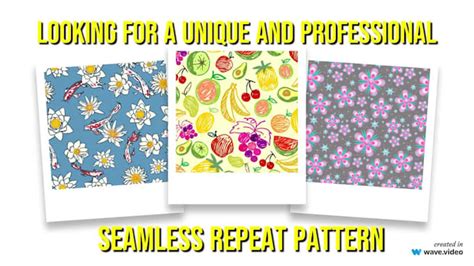 Design Custom Vector Seamless Repeat Pattern By Arif Shohan Fiverr