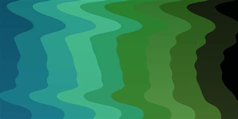 Light Green Vector Pattern With Curves Abstract Illustration With Bandy Gradient Lines Pattern